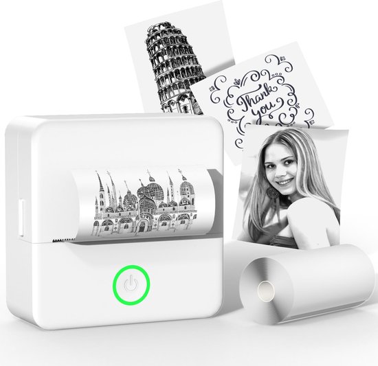 Mini Printer voor Mobiel - 2023 / nieuwste model - Fotoprinter voor ...