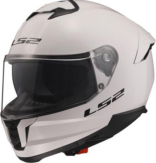 LS2 FF808 STREAM II GLOSS WHITE-06 M - Maat M - Helm | bol