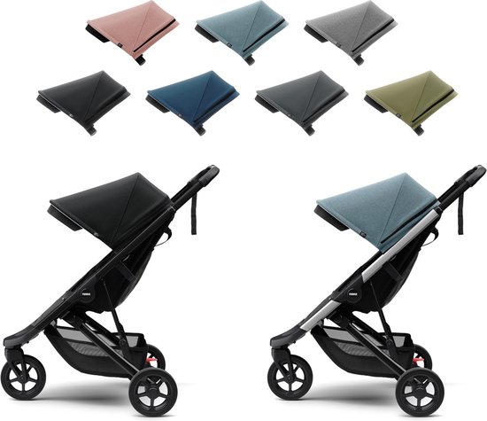 Thule Kinderwagen Verdeck Spring Canopy Shadow Grey | bol