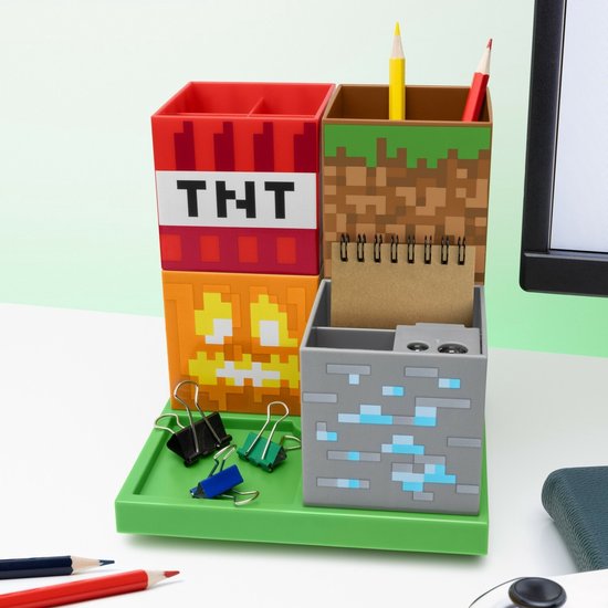 Minecraft Bureau Organiser | 5056577711202 | Boeken | bol