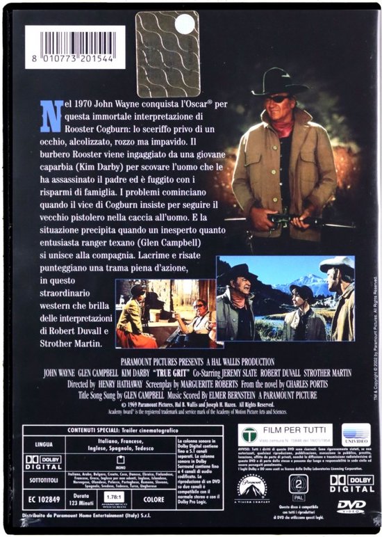 De eenogige sheriff [DVD] (Dvd), Kim Darby | Dvd's | bol