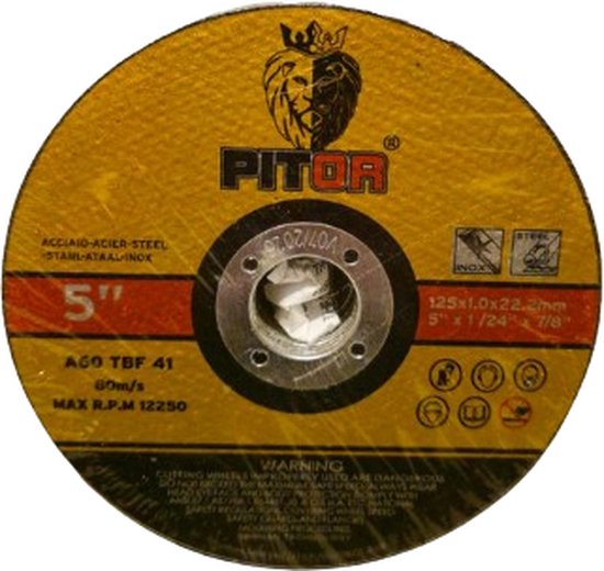 Slijpschijf - slijpschijven Ø125mm x 1mm x 1 stuks | bol