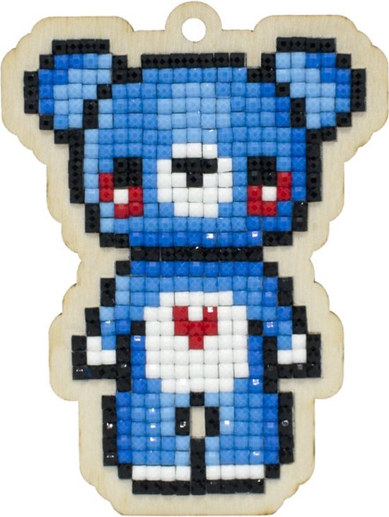 Wizardi Charm - diamond painting op hout - Bear Fred - Beertje Fred ...