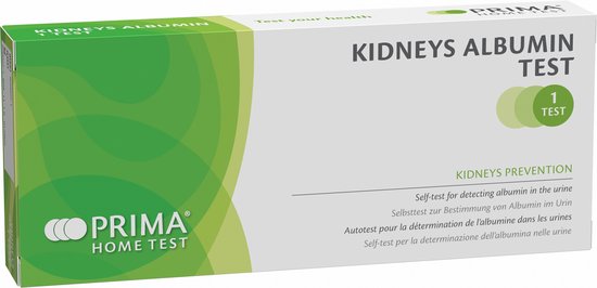 Nieren Albumine test - Kidneys Albumin - zelftest op nierschade - Prima ...