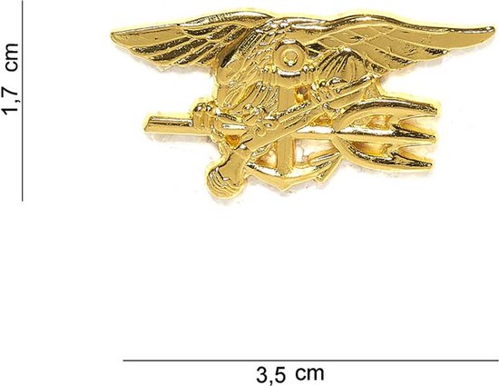 Embleem metaal US navy seals goud pin | bol