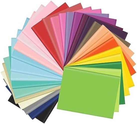 Vliegerpapier - Vliegerpapier Gekleurd - 60 Stuks | bol