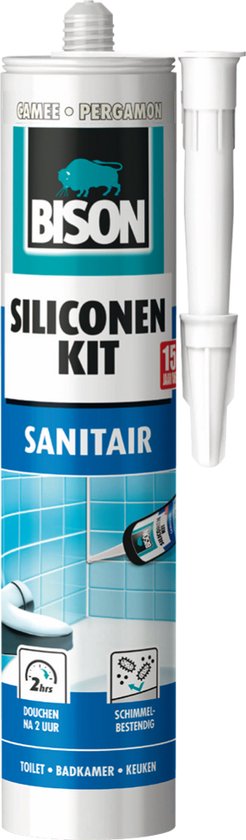 Bison Siliconenkit Camee - Sanitair kit, waterbestendig ...