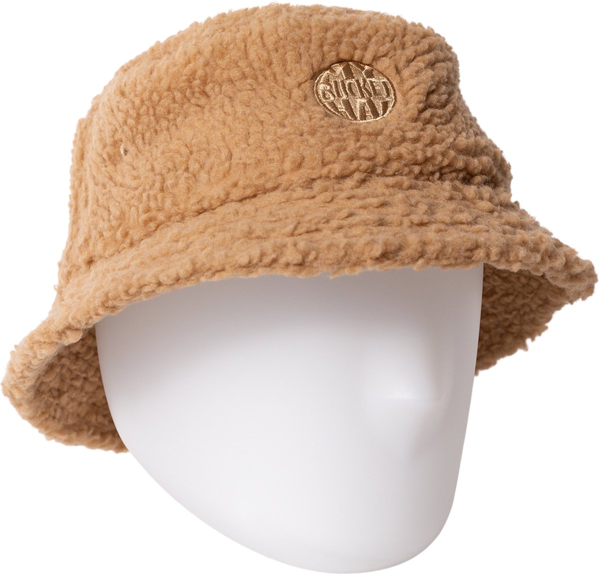 Teddy bucket hat bruin - Fluffy bucket hat Grizzly - Winter hoed dames ...