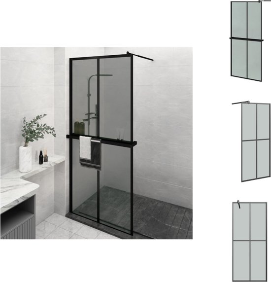 vidaXL Inloopdouchewand - Modern - Badkameraccessoires - (88-90) x ...