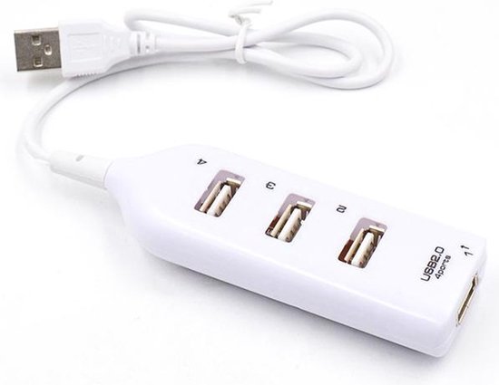 IBBO® - 4 in 1 USB Poort - USB Splitter - 4 Ports 2.0 USB Hub ...