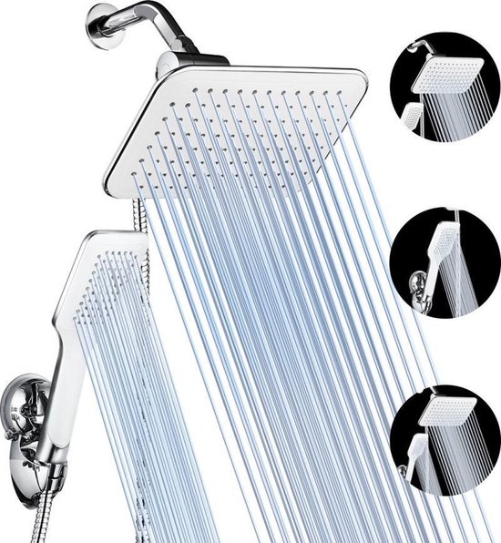 Zes-delig 18x20 cm Verstelbare regendouche | bol