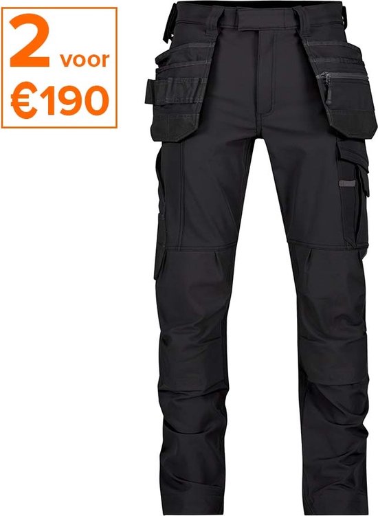 Werkbroek Dassy Matrix 4-way stretch Black Edition | bol