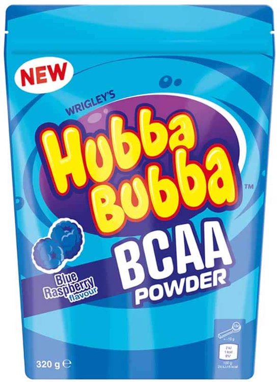 Hubba Bubba BCAA 320gr Blue Raspberry | bol