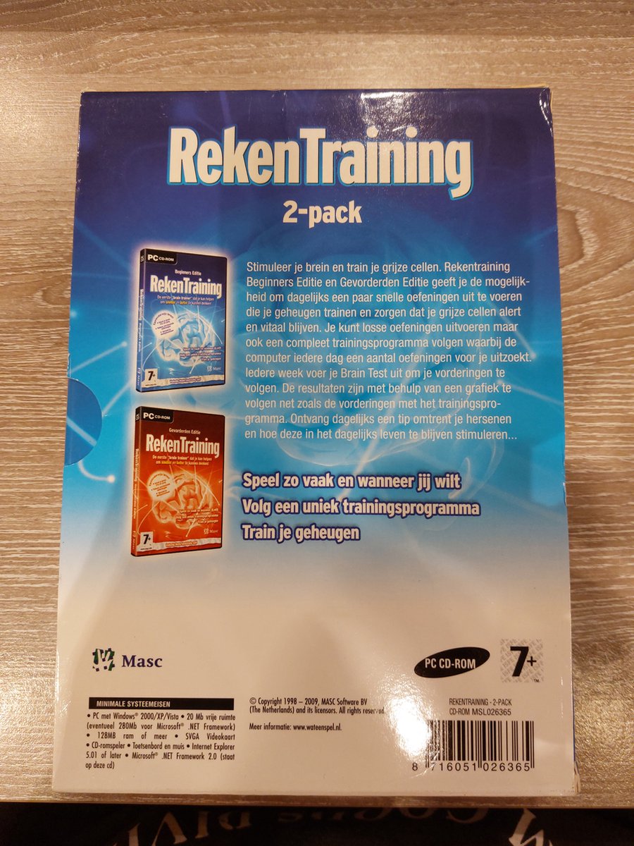 Reken Training Pc Cd-Rom | Games | bol