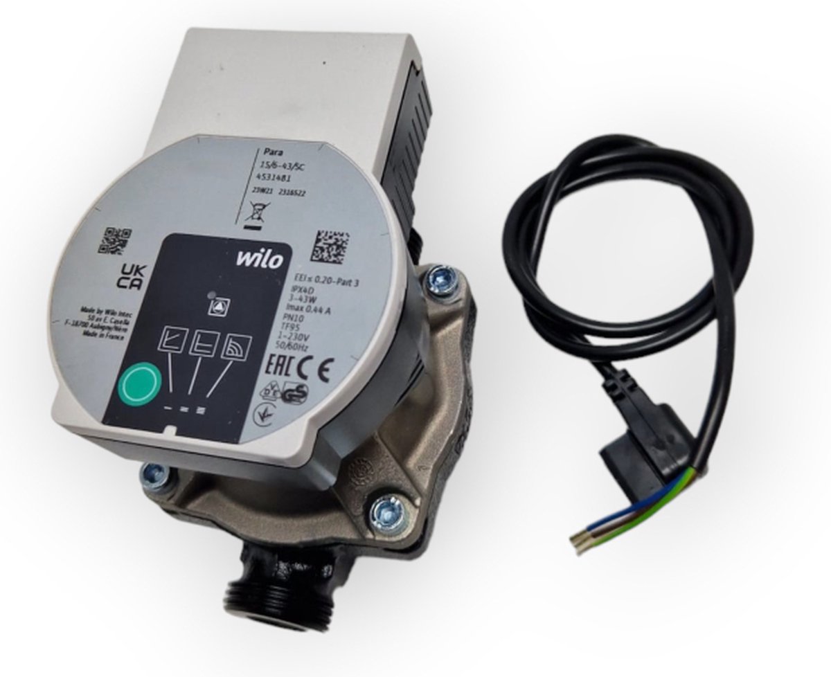 Intergas pomp Wilo Para 15-130 /6 zonder PWM sturing | bol