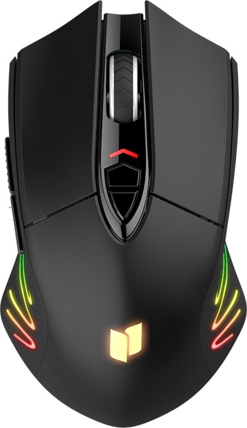 Draadloos gaming muis - RGB LED verlichting - Draadloze computermuis ...