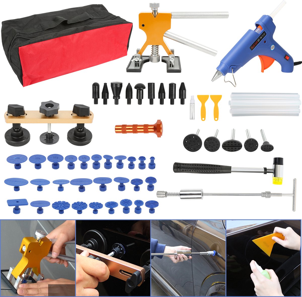 57 Delige Uitdeukset Deukentrekker Uitdeuken Sterke Zuignap Slagtrekker ...