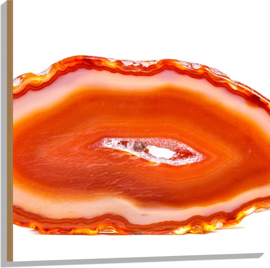 Hout - Kristal - Rood - Geel - Oranje - Roze - 80x80 cm - 9 mm dik ...