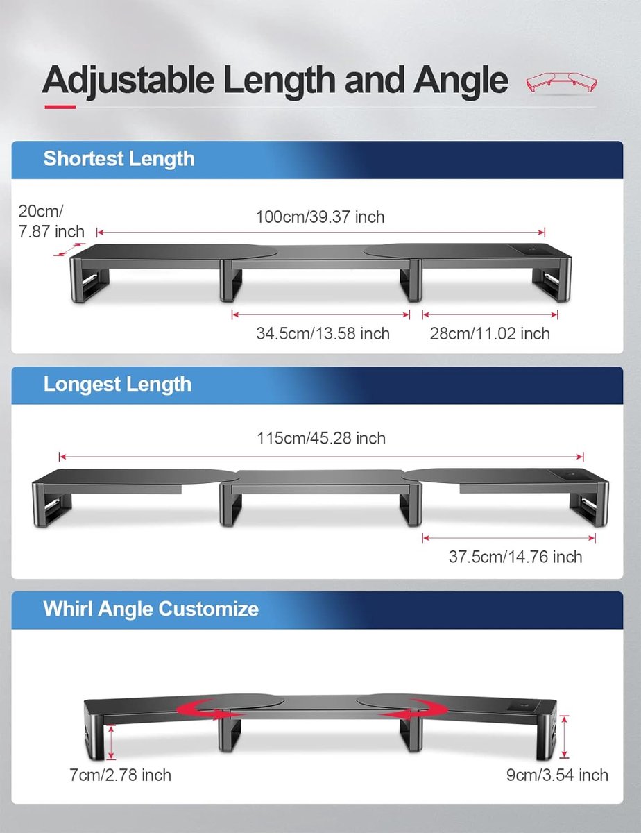 Meatanty Dual Monitor Stand Riser | bol