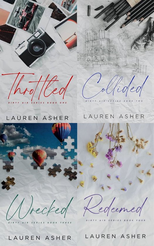 Throttled Collided Wrecked Redeemed set, Lauren Asher | 9789021490397 ...