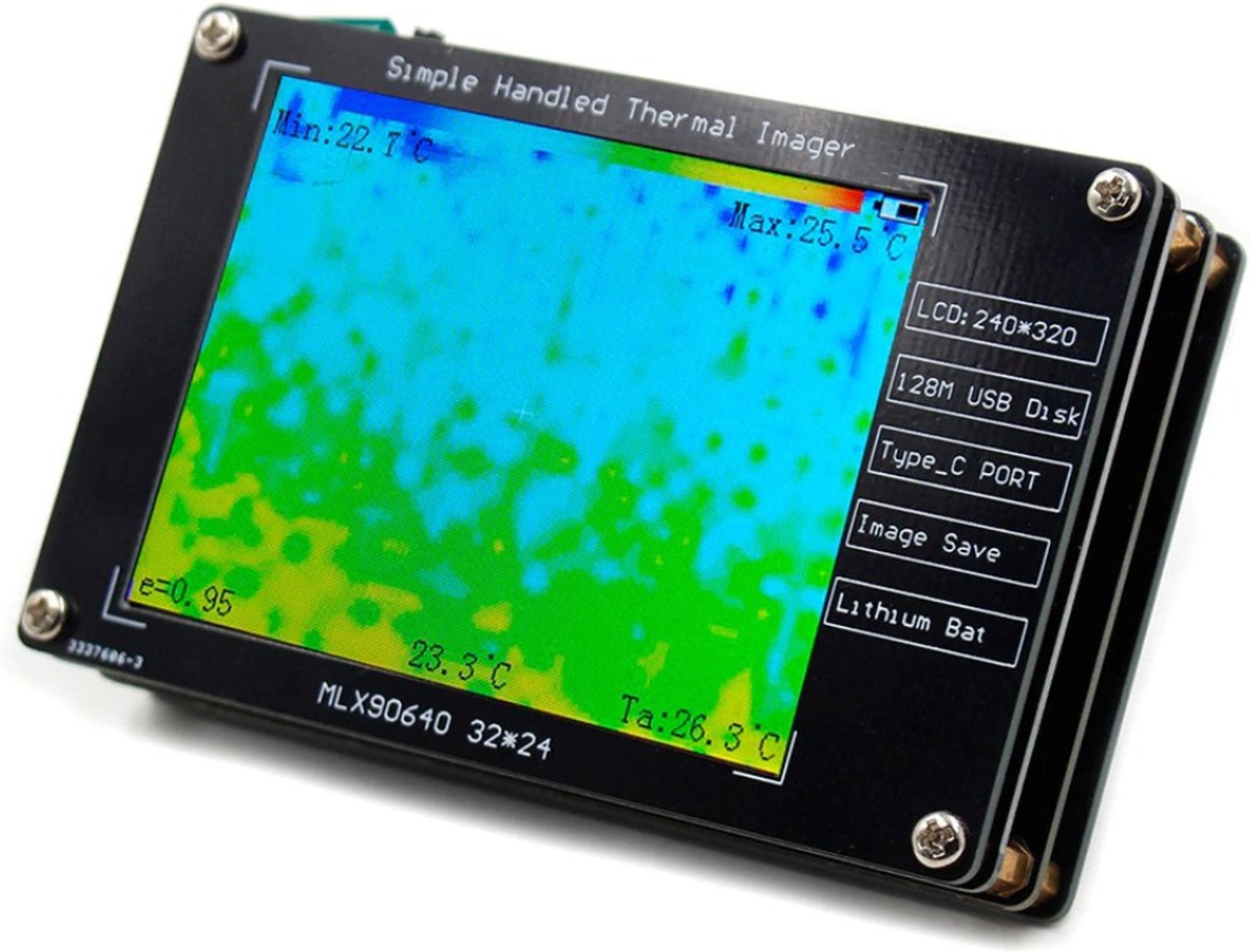 KMOON® Warmtecamera – warmte camera - Warmtebeeldcamera met display ...