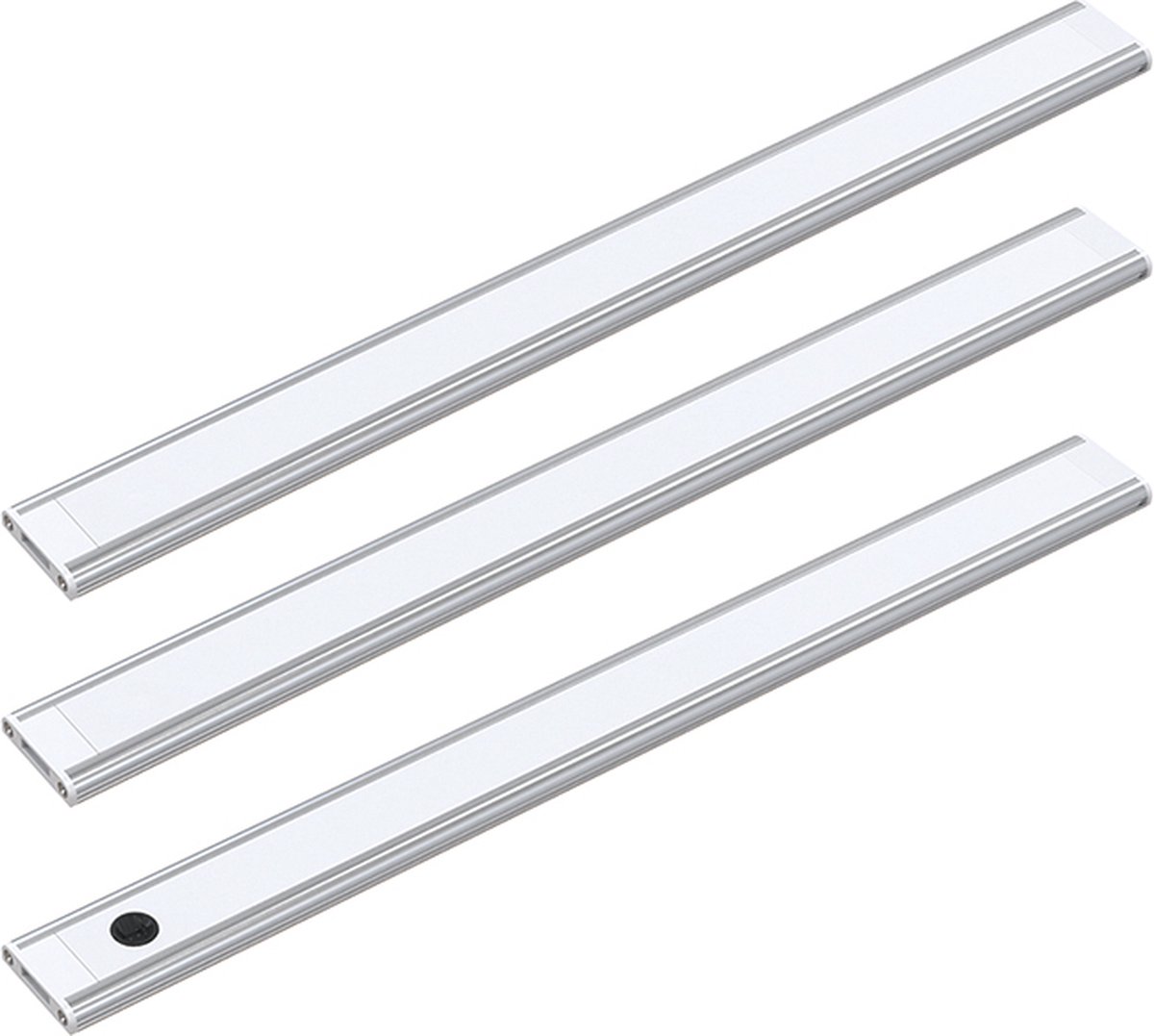 Kastverlichting met bewegingssensor - 3-pack - LED strips 50 cm ...