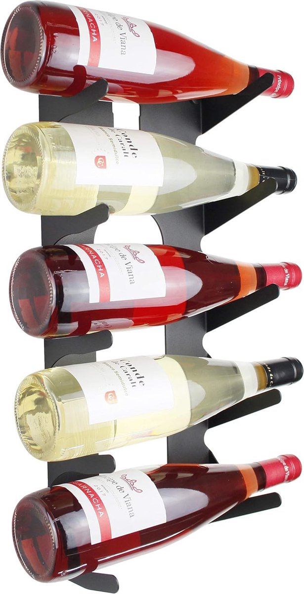 Muur wijnrek flessenrek - wijnrek hangend wandmontage wijnflessenrek | bol