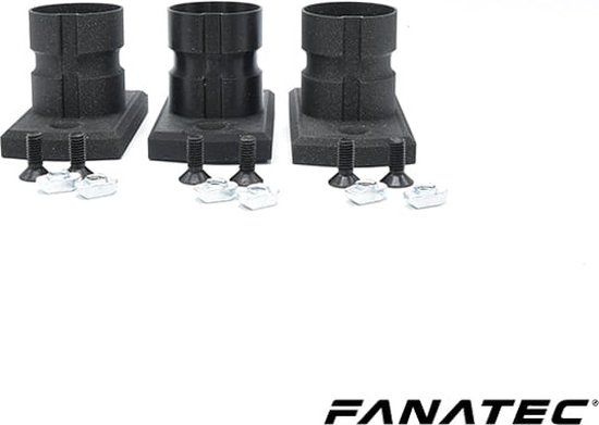 3-Pack Fanatec QR2 Wheel Mount for Sim Rig - Black | bol