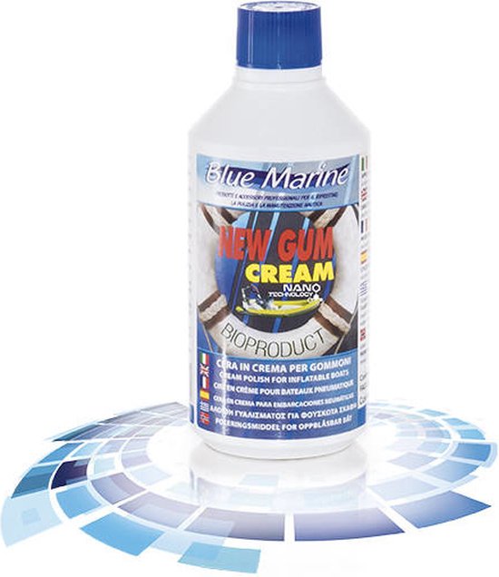 Blue Marine - New gum Cream/Polish voor PVC en Hypalon Rubberboten | bol