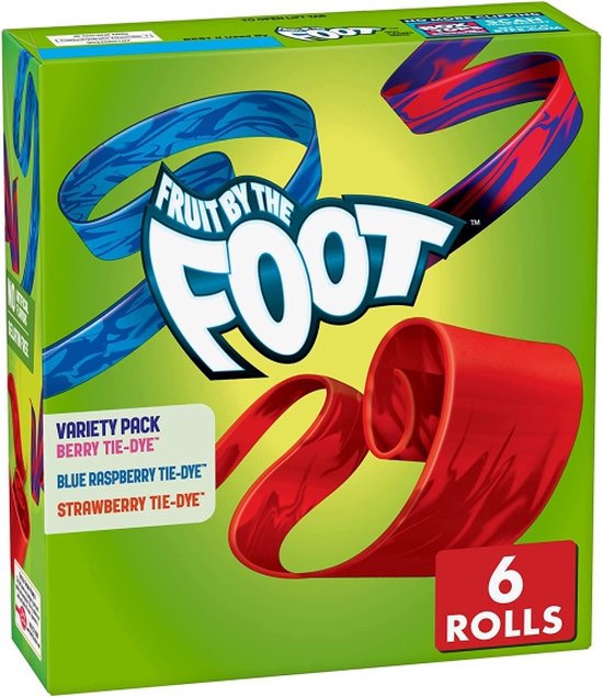 Fruit By The Foot Pack 6 Rolls (4.5oz/127gr) | bol