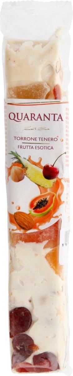 Quaranta Soft nougat exotic fruit 100 gram | bol
