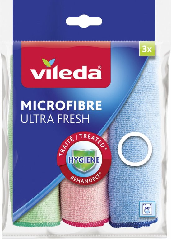 4x Vileda Microvezeldoek Ultra Fresh 3 stuks | bol
