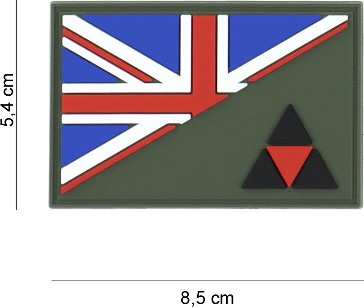 Embleem 3D PVC 3rd Infantry halve vlag | bol