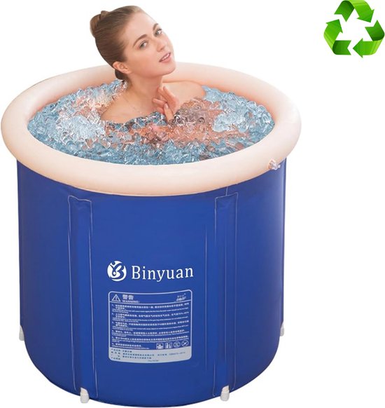 Opvouwbaar ijsbad – Zitbad – Draagbare Badkuip – Rond – Compact Design ...