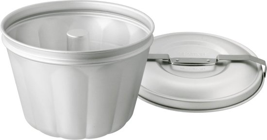 Dr. Oetker Stoompan voor Pudding & Desserts - Aluminium - Ø21 x 165cm | bol