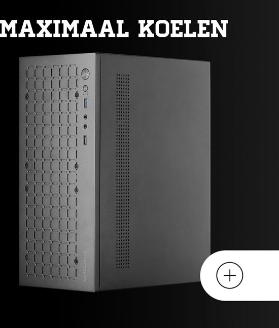 Computer Behuizing MC1000 - Computerkast Met Ventilator - Desktop PC ...