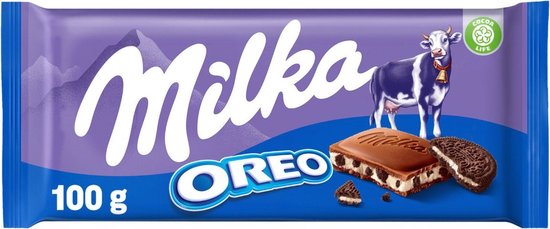Milka Chocolade tablet melk-oreo 5 repen x 100 gram | bol