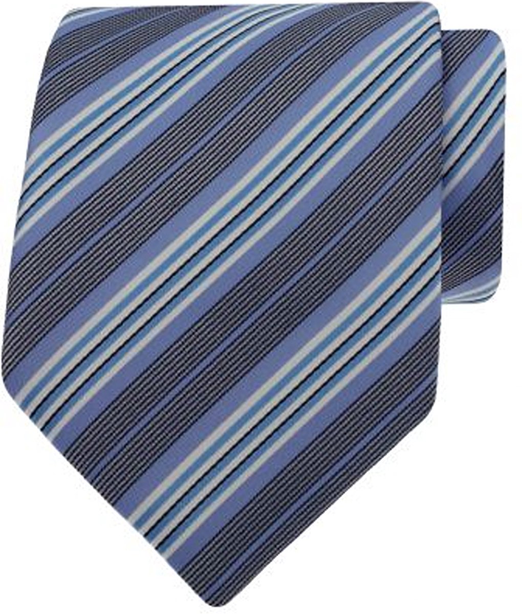 Lichtblauwe stropdas met strepen | bol