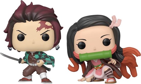 Funko Demon Slayer: Kimetsu no Yaiba - POP! Animation 2-Pack Tanjiro ...