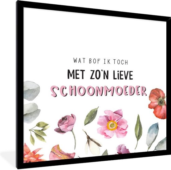 Fotolijst incl. Poster - Quotes - Wat bof ik toch met zo'n lieve ...