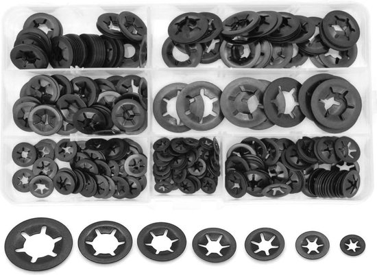 Starlock Borgring Assortiment Set - Metalen stalen ringen voor snelle ...