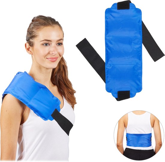Relaxdays hot cold pack - groot - voor schouder - warm kompres - cold ...