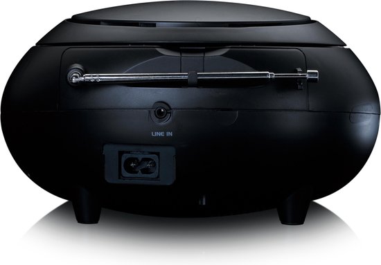 Lenco Radio op Batterijen - Draagbare Radio met DAB FM en Bluetooth - SCD-341BK - Zwart | bol