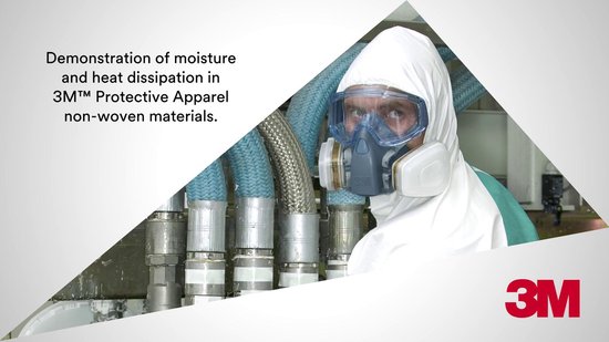 3M 4520-Serie - Coveralls 4520 - XXL Wegwerp overall Wit | bol