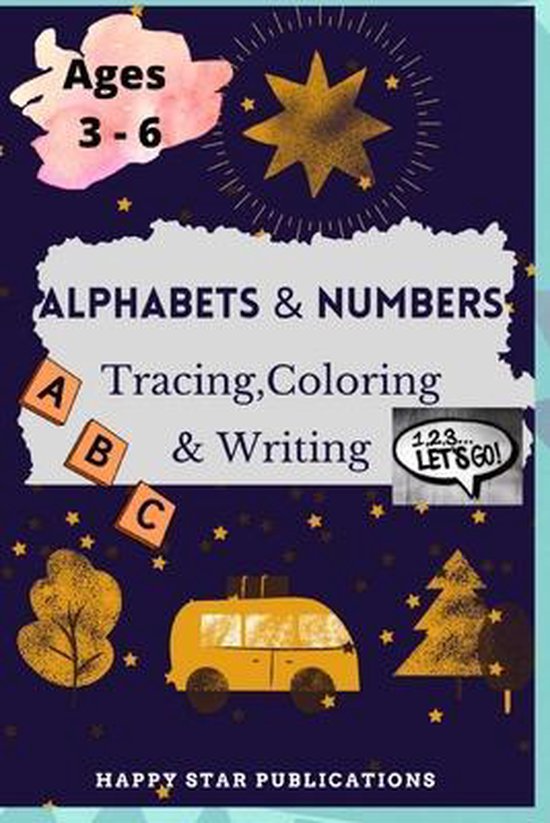 ABC Alphabets and 123 Number Tracing Book for kids, Anu B ...