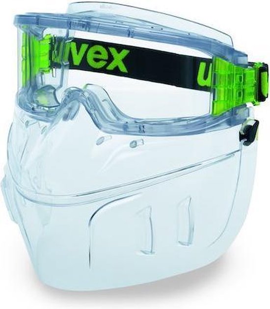 Uvex Ruimzichtbril+gelaatsscherm 9301-555 | bol