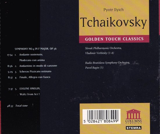 Pyotr Ilyich Tchaikovsky / Slovak Philharmonic Orchestra o.l.v ...