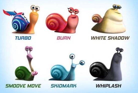 Turbo - speelfiguurtje slak Turbo - 8 cm - kunststof | bol