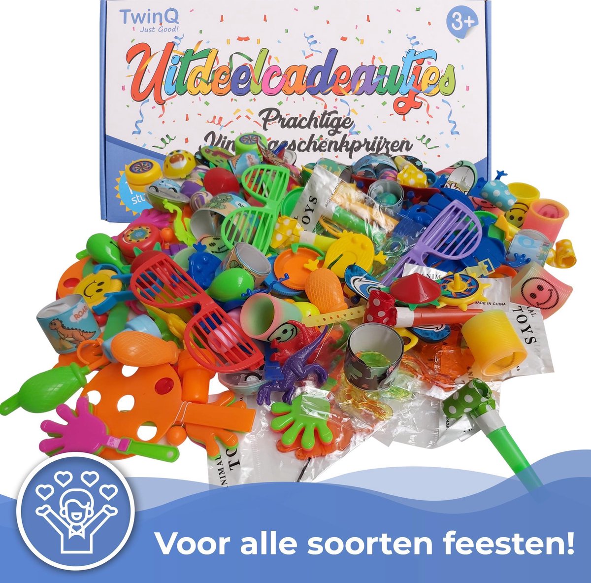 TwinQ 145 x Traktatie Uitdeelcadeautjes voor Kinderen - Pinata Vulling ...