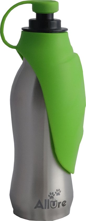 Allure Pets - Honden waterfles RVS | Draagbare Honden Drinkfles ...